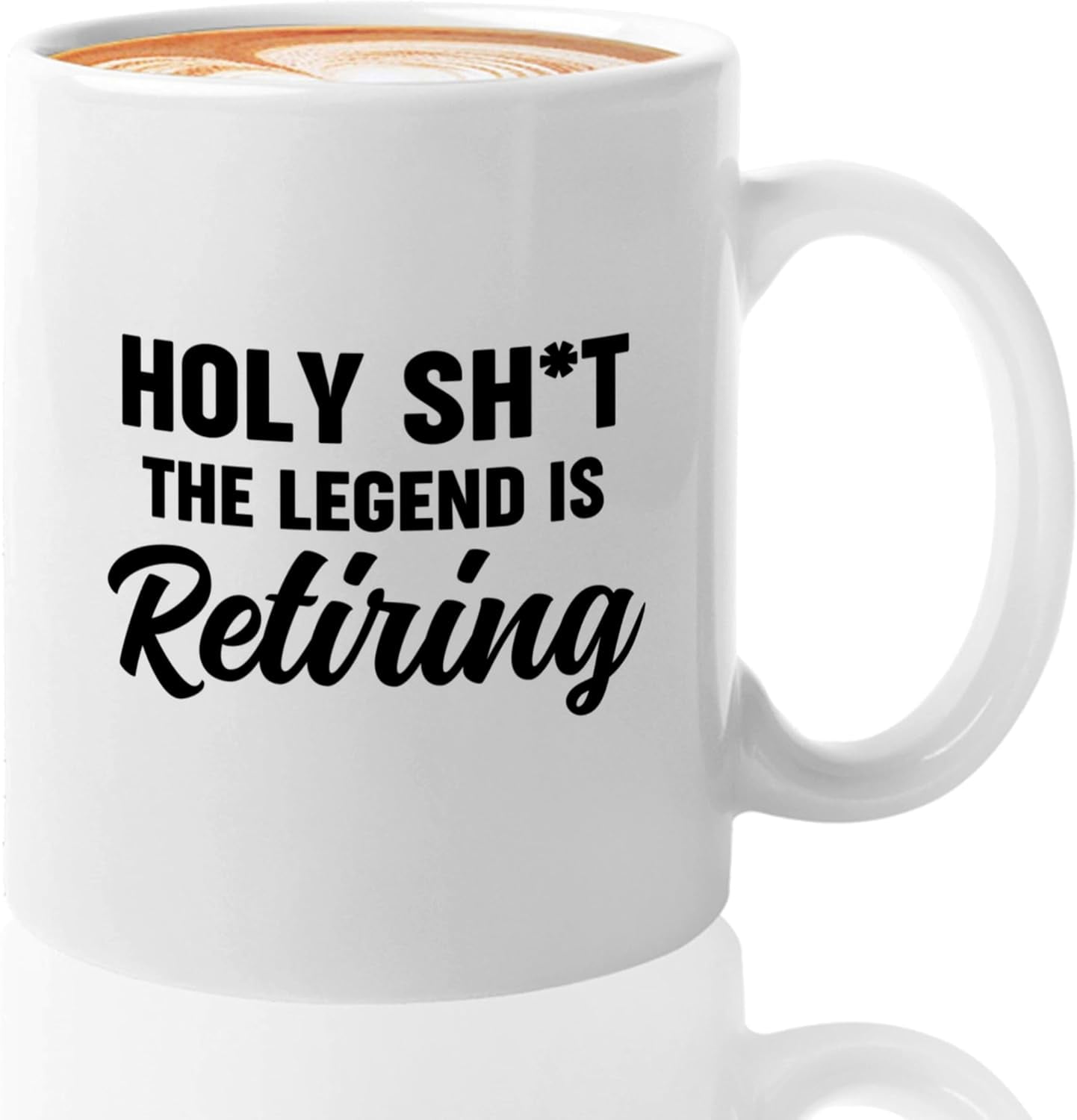 Retirement Coffee Mug 11oz White -the legaend is retiring - Gift For ...