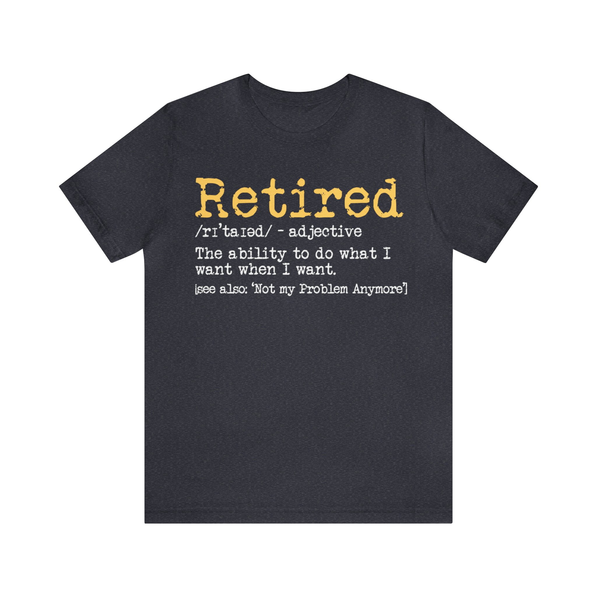 Retirement Definition Funny Shirt, Unisex Retirement Party Shirt ...
