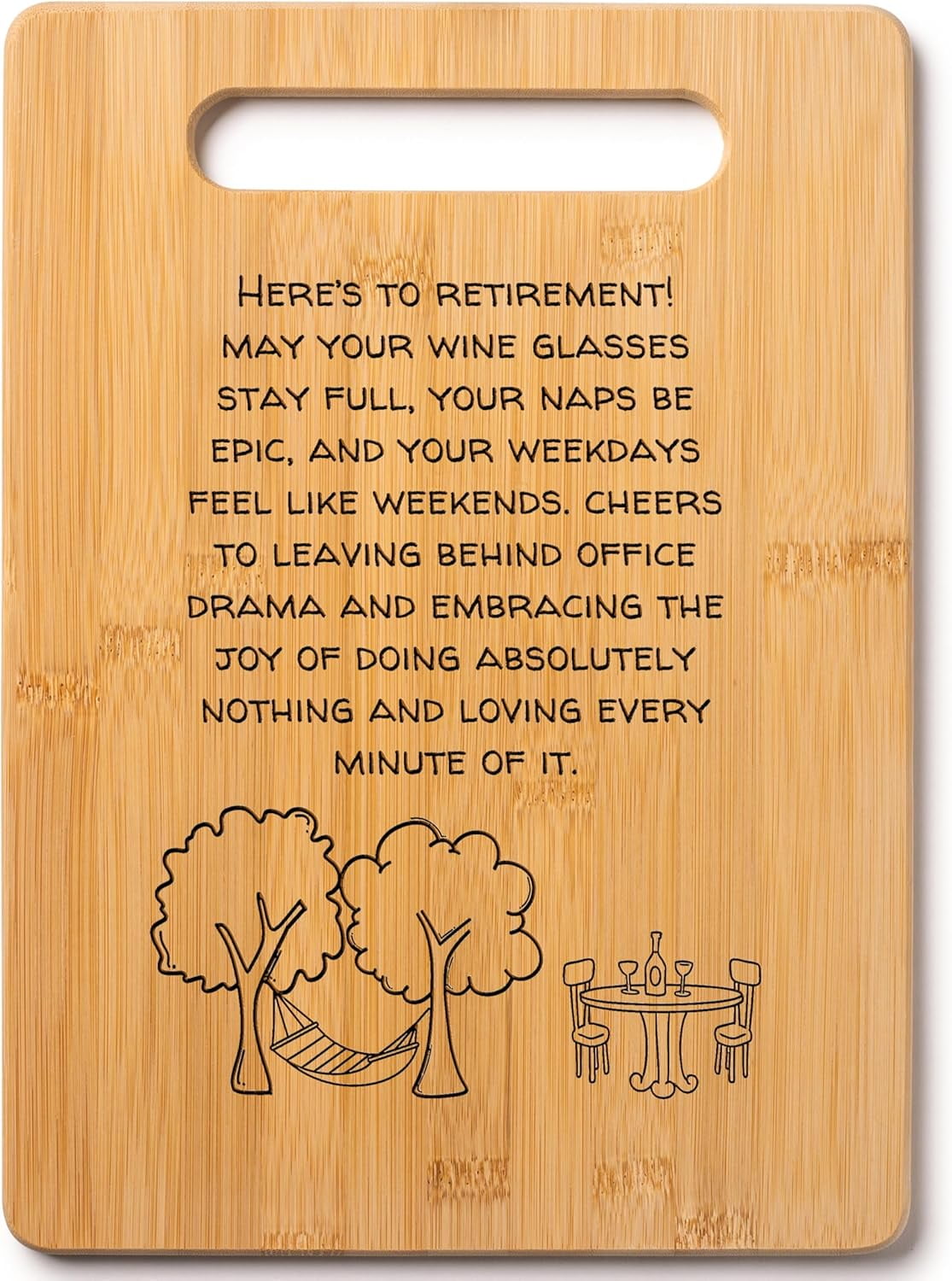 Retirement Gift: Here's to Retirement! May Your Wine Glasses Stay Full ...
