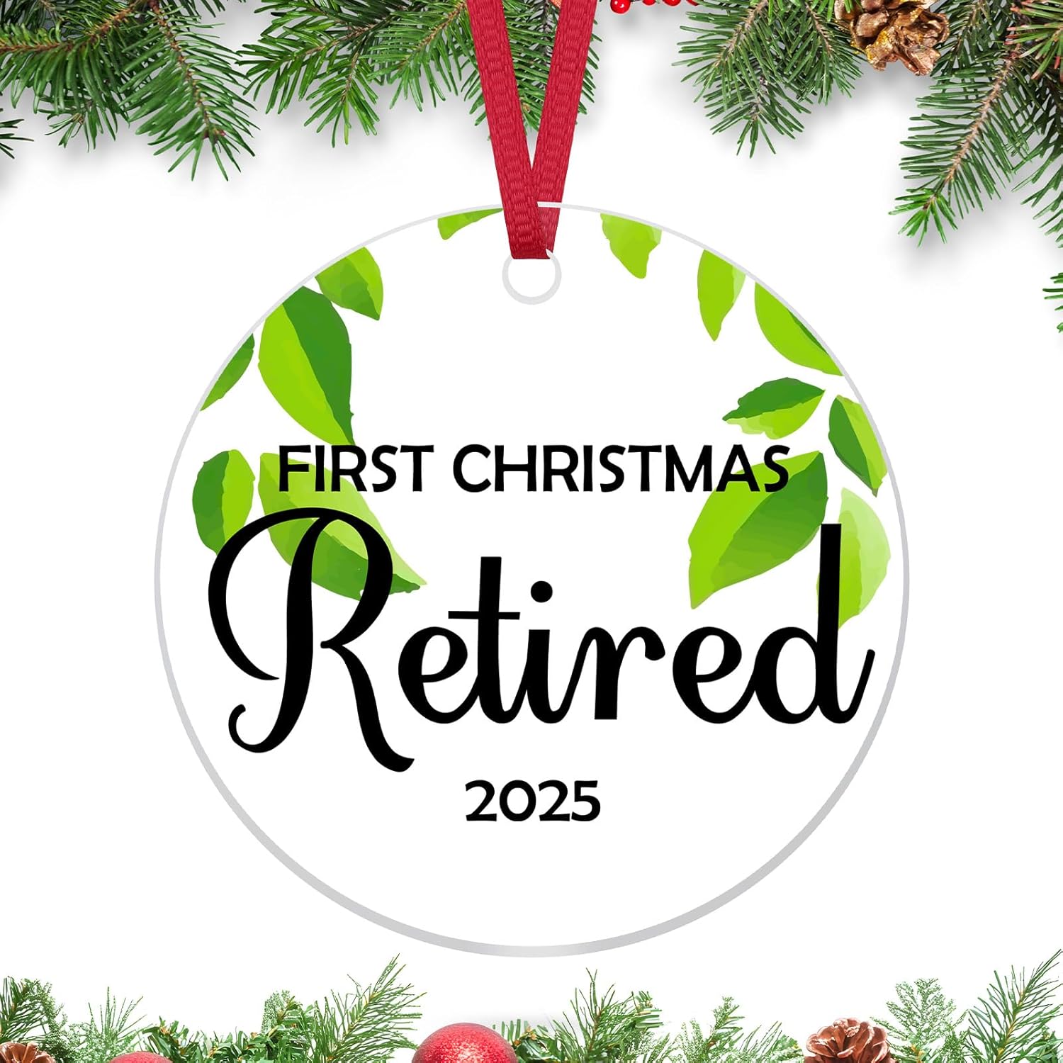Retirement Gift for Women Man Retirement Christmas Ornament 2025 for ...