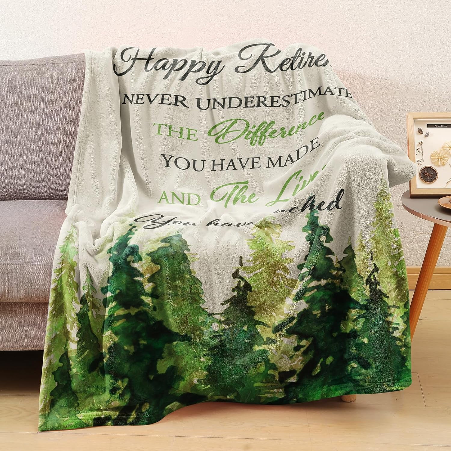 Retirement Gift for Women Men, Happy Retirement Blanket, Women's ...