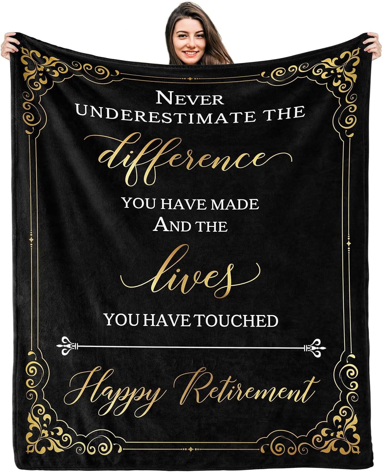 Retirement Gifts for Men 2025, Happy Retirement Gifts Blanket 50"x60 ...
