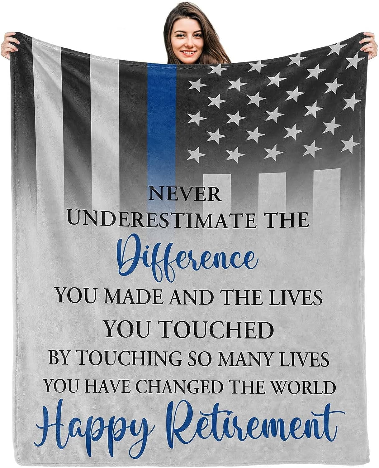 Retirement Gifts for Men 2025, Happy Retirement Gifts Blanket 50"x60 ...