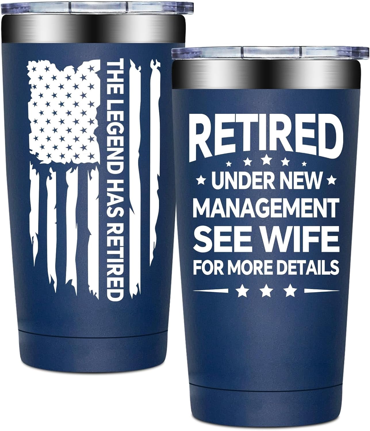 Retirement Gifts for Men 2026 - The Legend Has Retired Tumbler 20oz ...