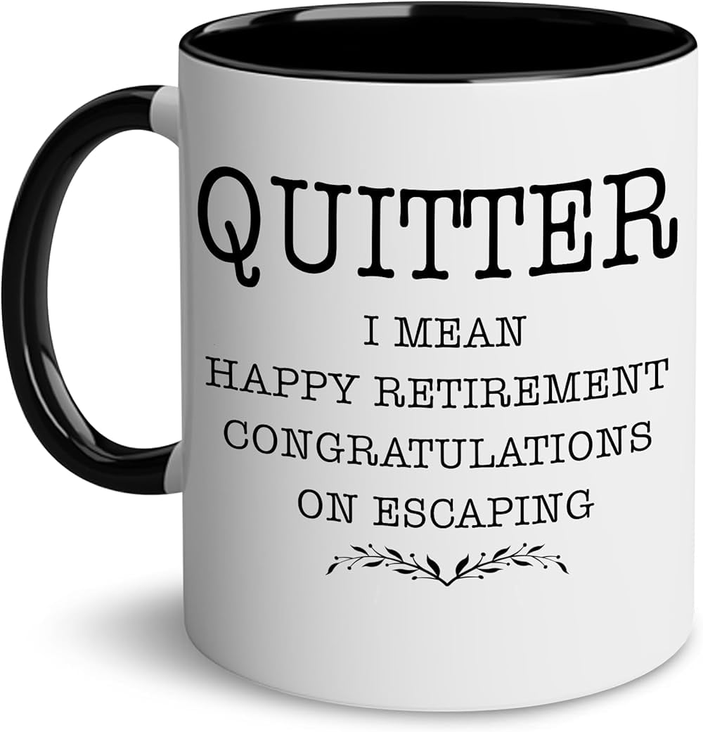 Retirement Gifts for Men Women - Quitter Gifts for Boss, Manager ...