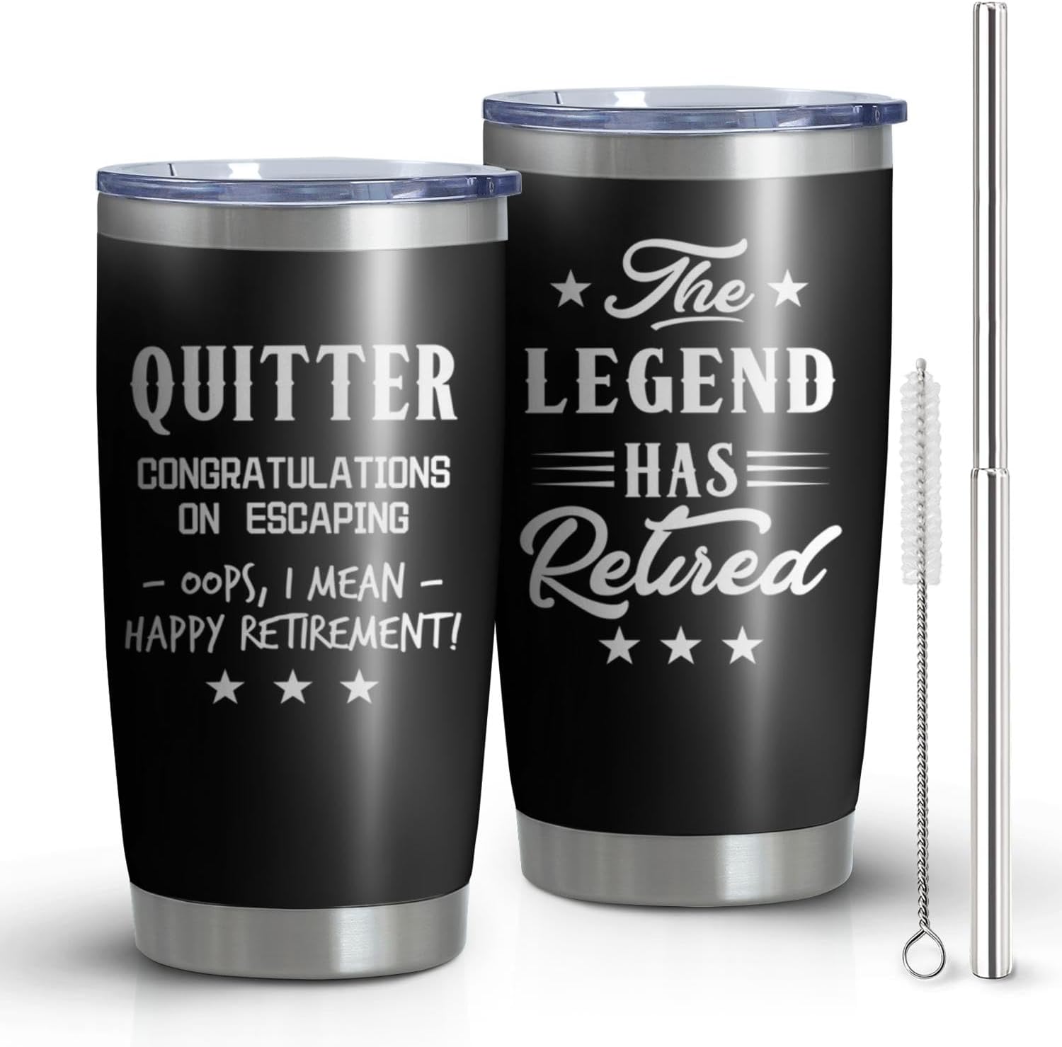 Retirement Gifts-The Legend Has Retired Tumbler-Cool Retirement Gifts ...