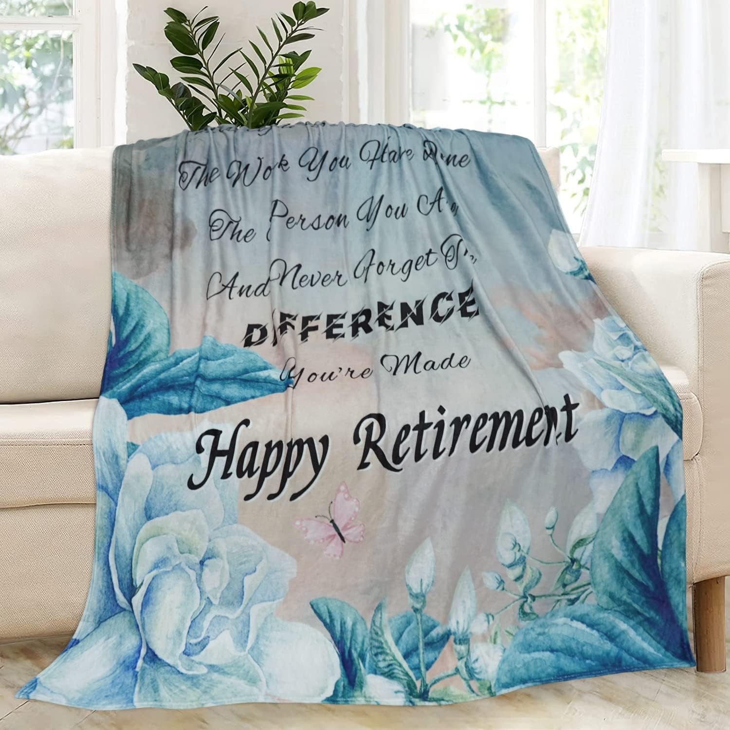 Retirement Gifts for Women Men 2023 Throw Fleece Blanket 60”x50” Nurse ...