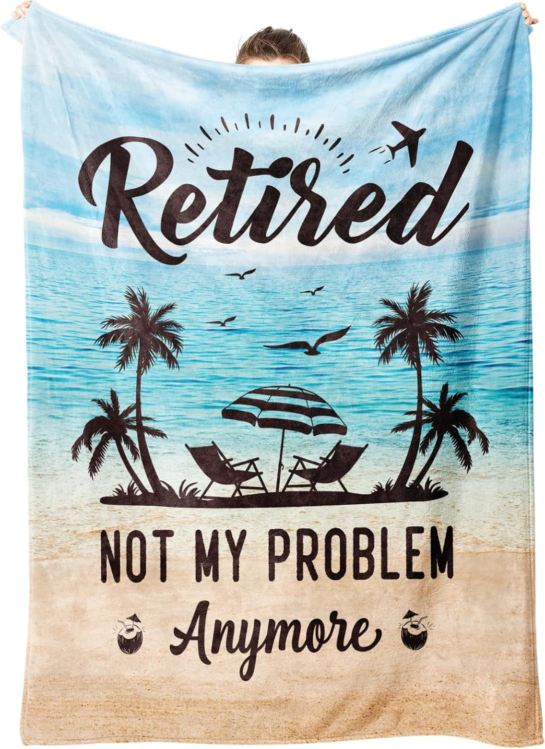 Retirement Gifts for Women Men 2024, Retirement Blanket Gifts, Coworker ...