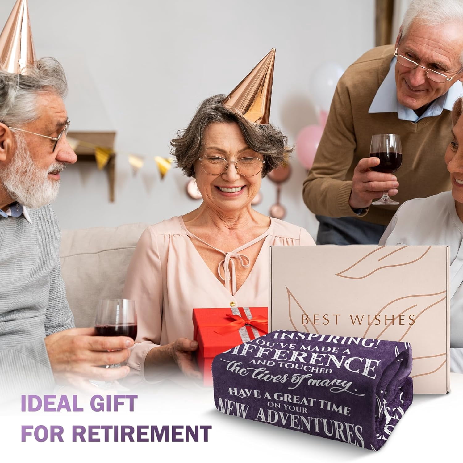 Retirement Gifts for Women/Men, Retirement Gifts Blanket 50"X60", Cool ...