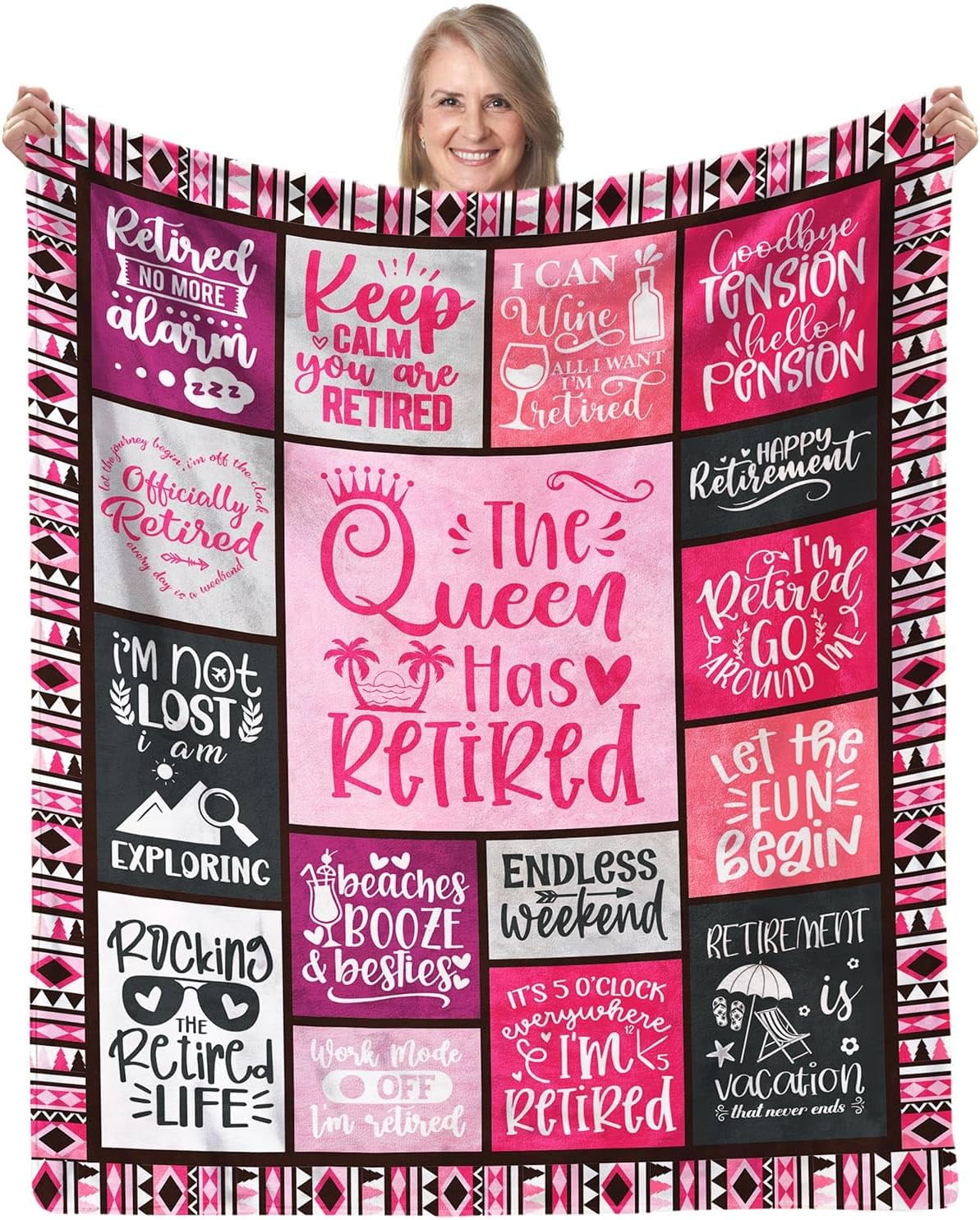 Retirement Gifts for Women Premium Flannel Blanket 60"X50" Farewell ...