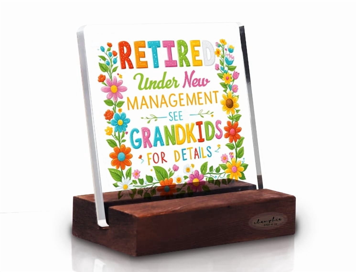 Retirement Gifts for Women,Retired Under New Management See Grandkids ...