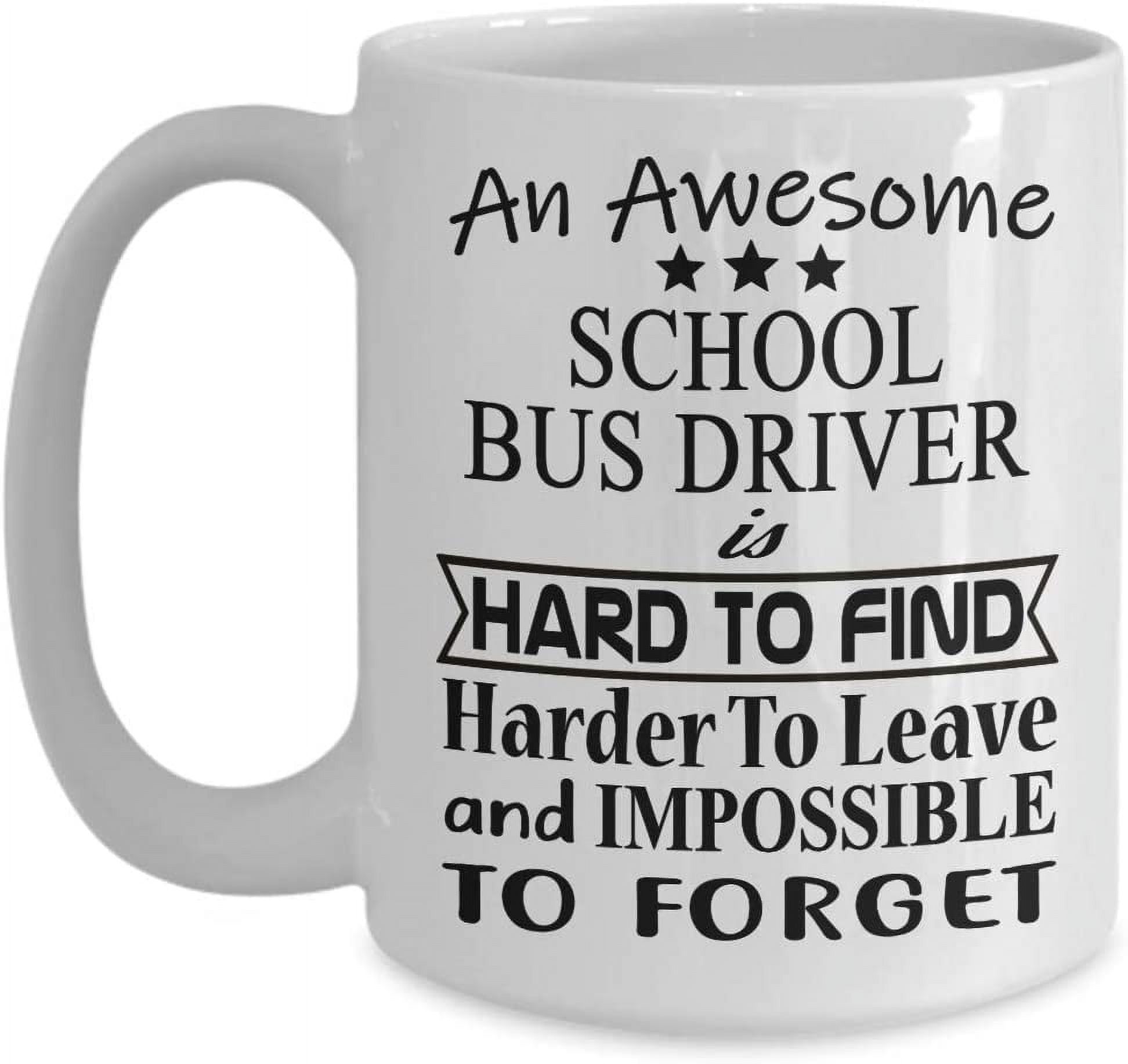 Retirement Gifts for School Bus Driver Coffee Mug Gift Idea for Retired ...