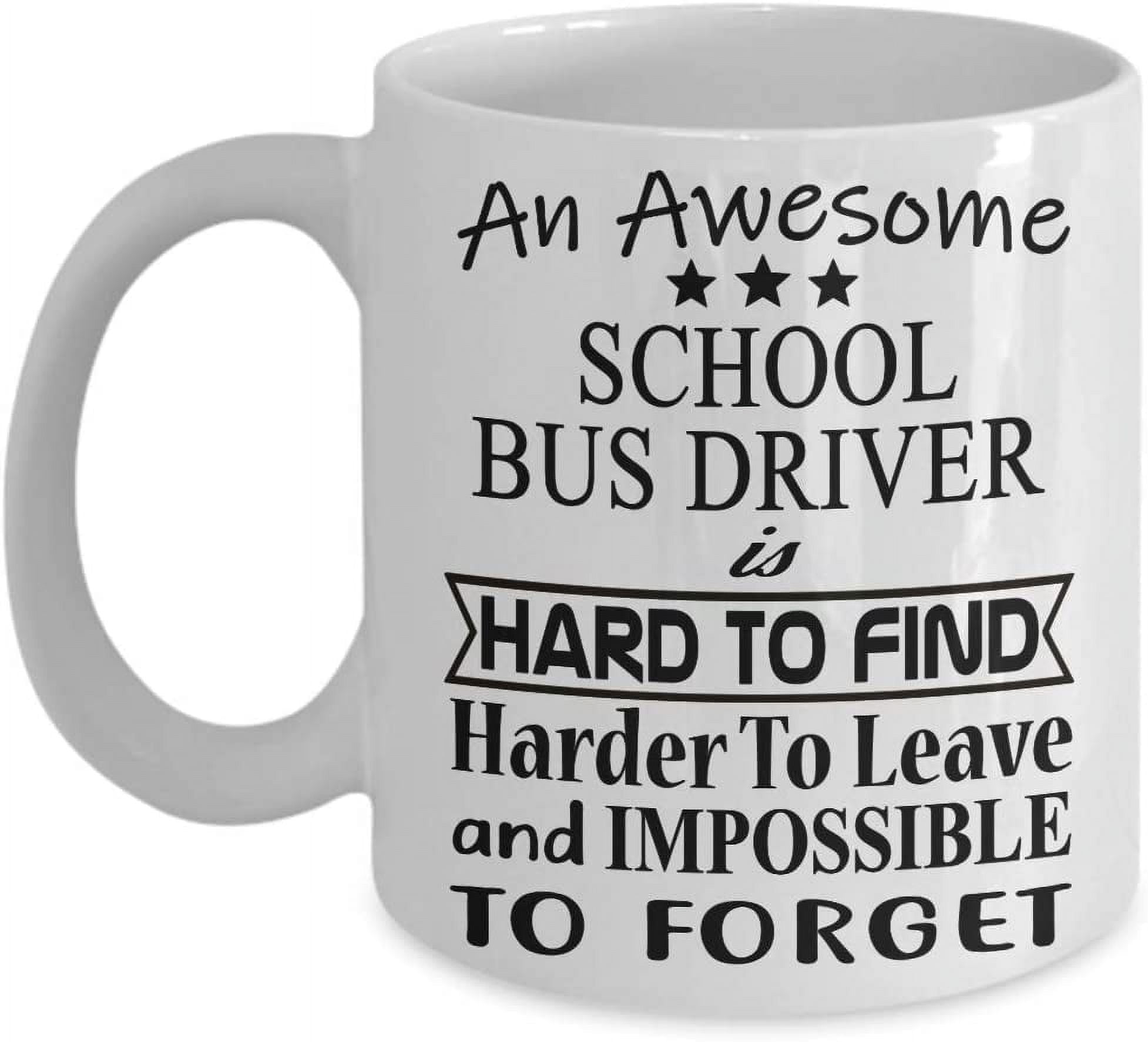 Retirement Gifts for School Bus Driver Coffee Mug Gift Idea for Retired ...