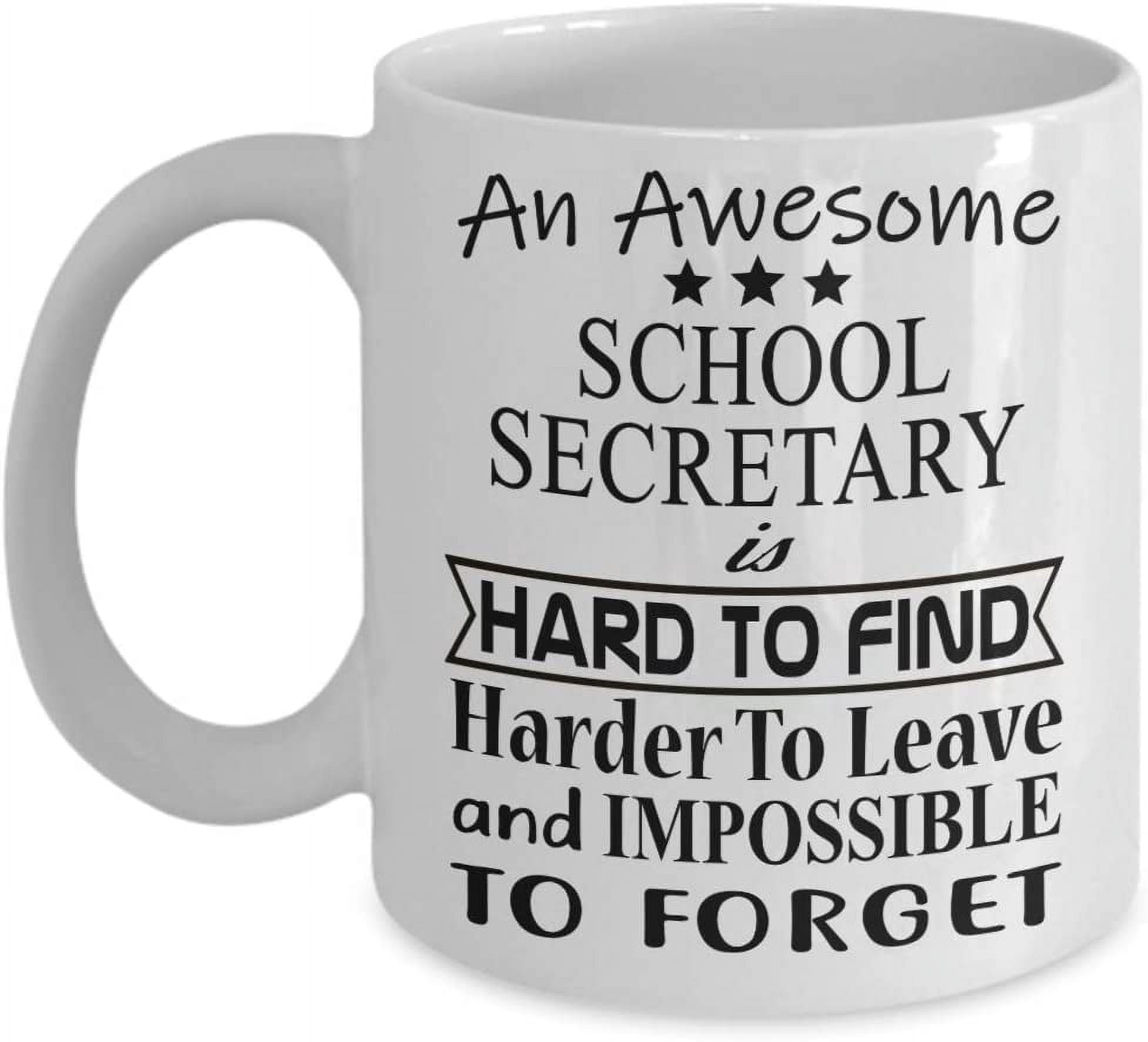Retirement Gifts for School Secretary Coffee Mug Gift Idea for Retired ...