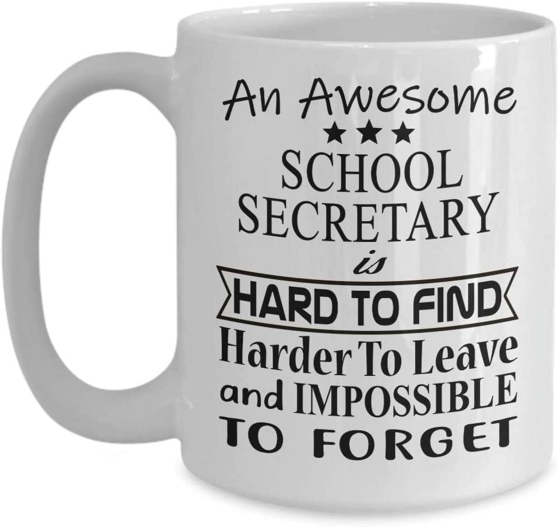 Retirement Gifts for School Secretary Coffee Mug Gift Idea for Retired ...