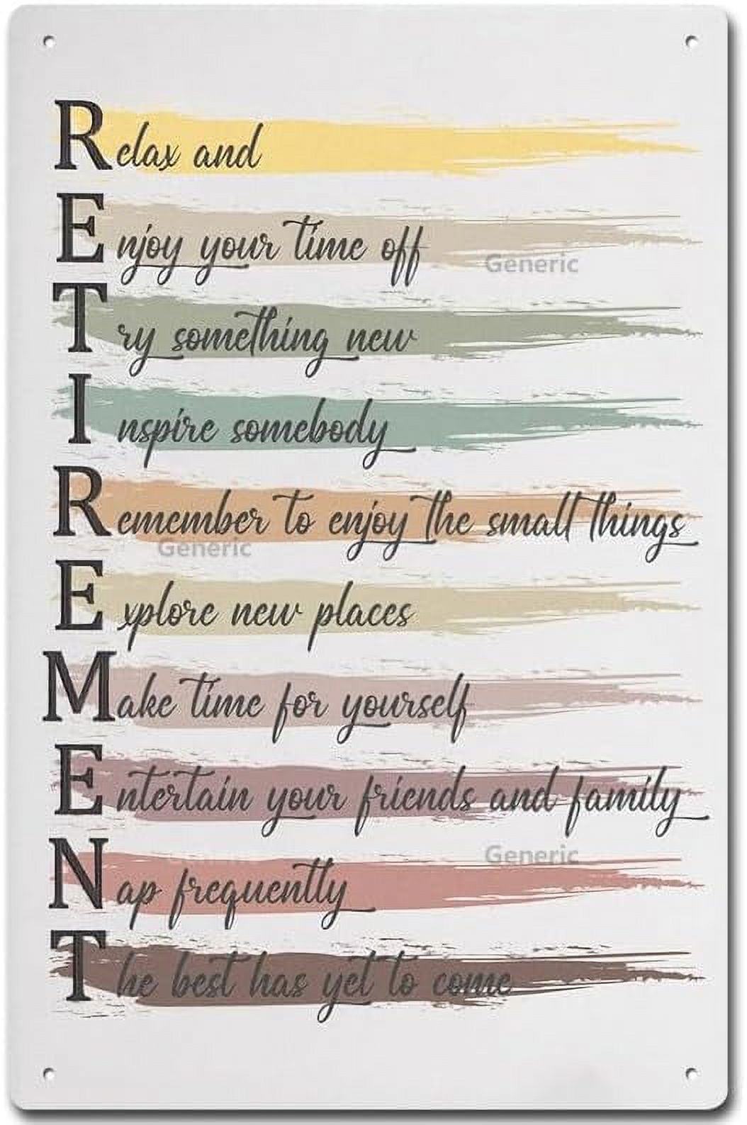 Retirement Gifts for Women Men Happy Retirement Party Retirement ...
