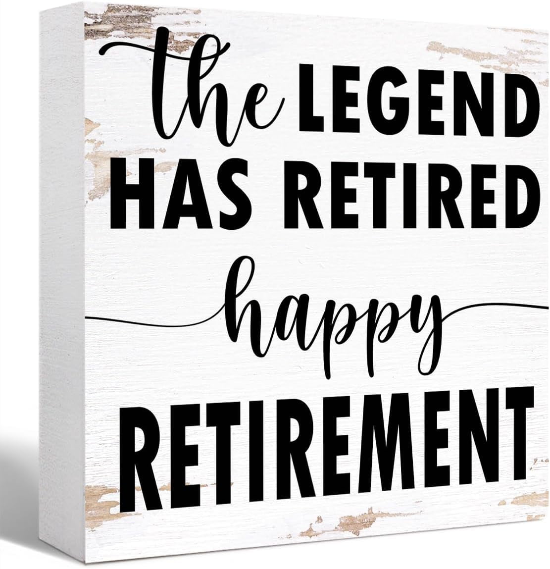 Retirement Gifts for Women Men,The Legend Has Retired Happy Retirement ...