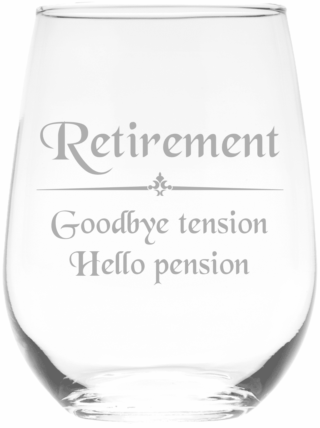 C&M Personal Gifts 17 oz Retirement Goodbye Tension Hello Pension ...