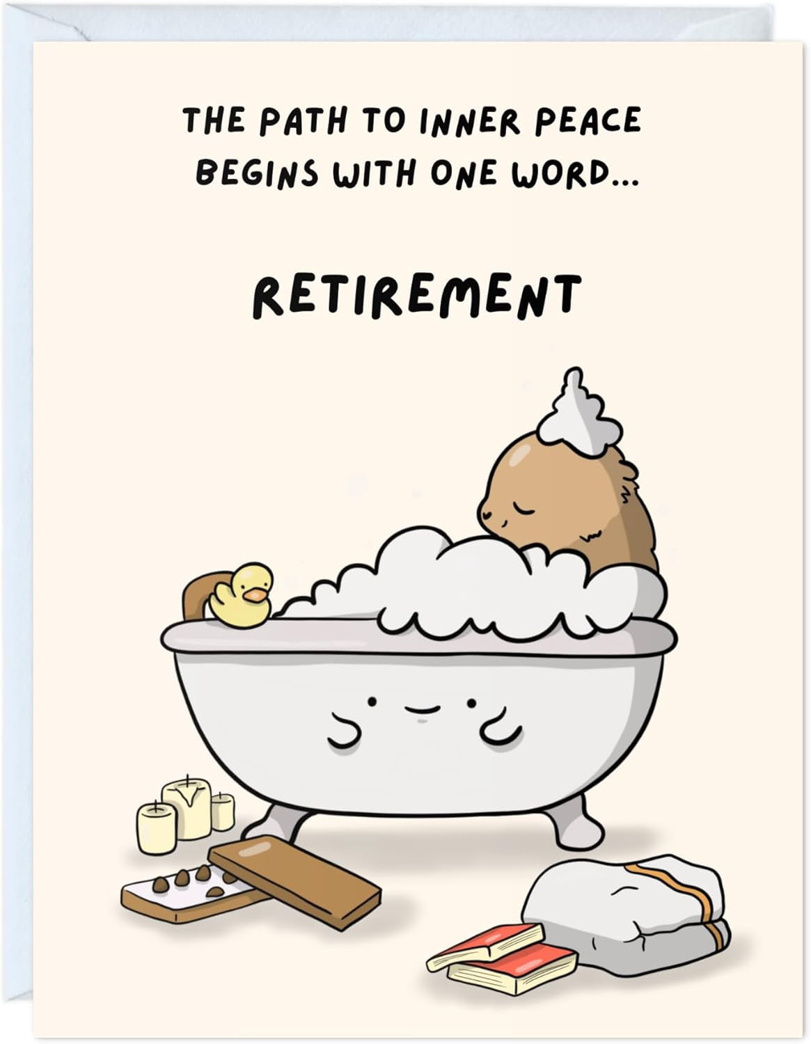 Retirement Greeting Card – “The Path to Inner Peace Begins with One ...