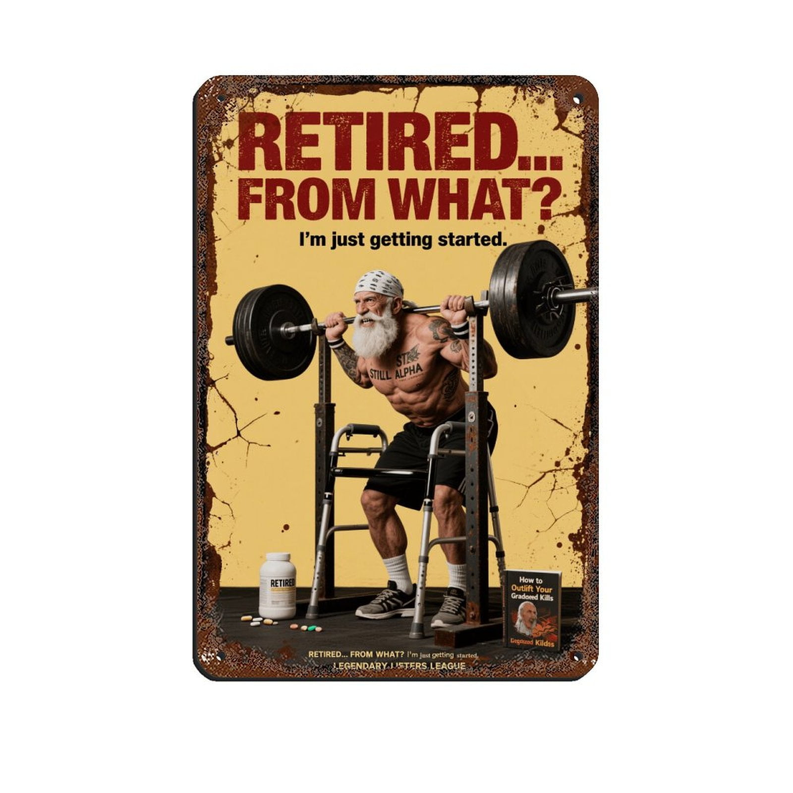 Retirement Is Just A State, Muscle Building Is Life Inspirational ...