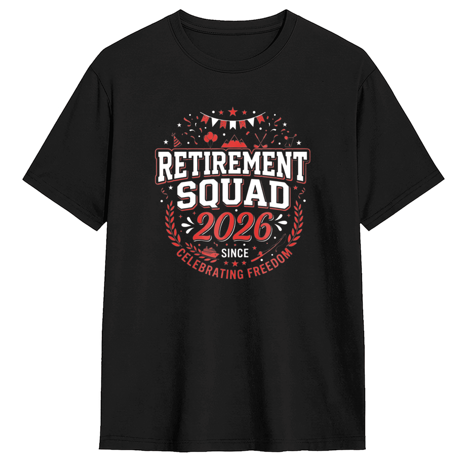 Retirement Squad 2026 Retro Graphic Tee for Men and Women, Fun Gift ...