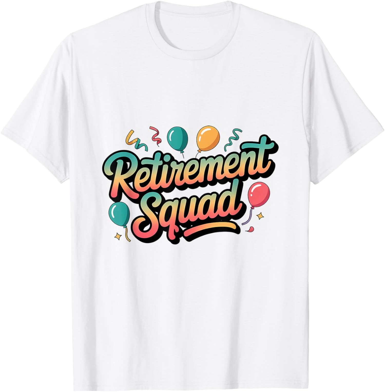Retirement Squad Funny Group Design for Parties Celebrating the End of ...