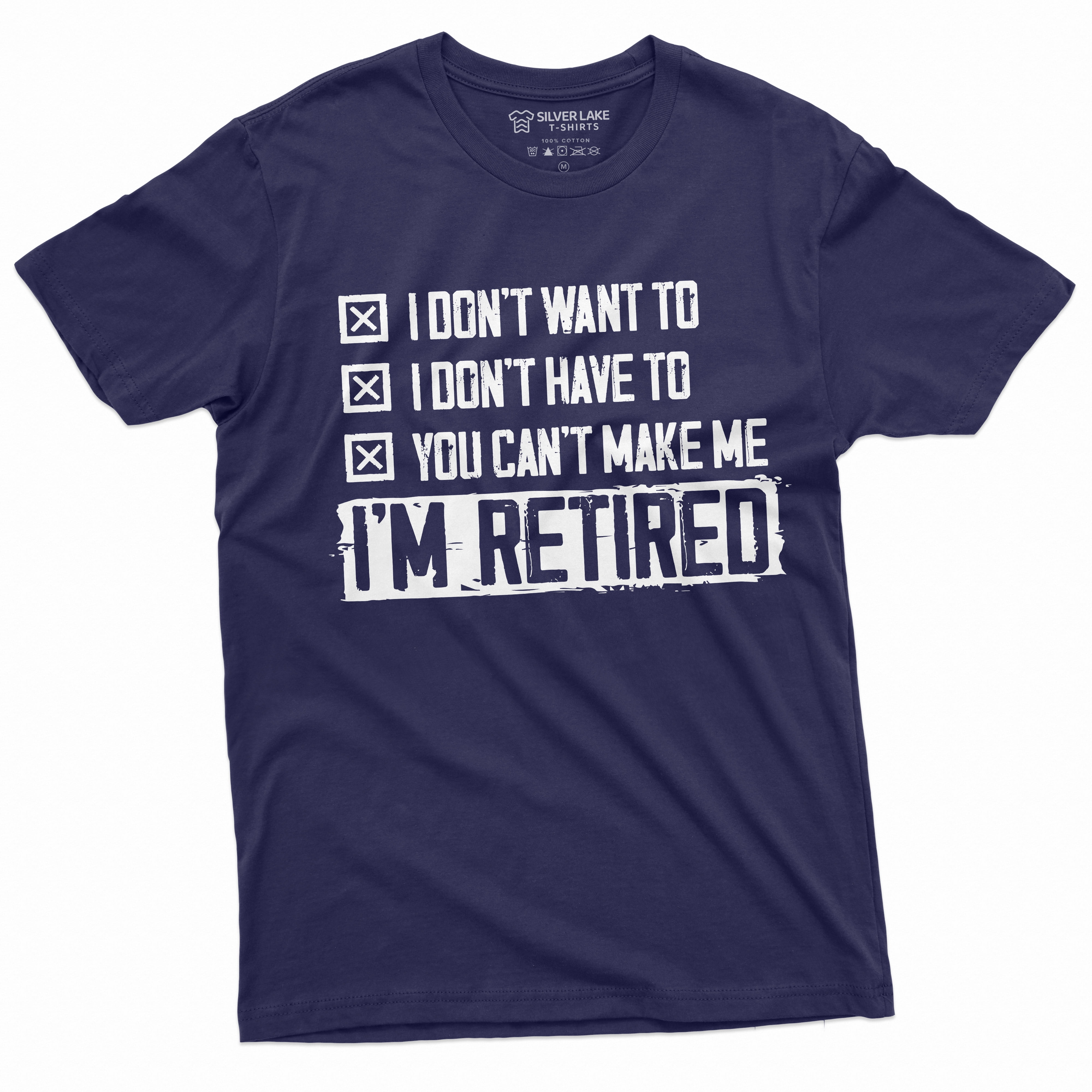 Retirement T-Shirt Mens Retired Dad Mom Grandpa Grandma Shirt Retiree ...