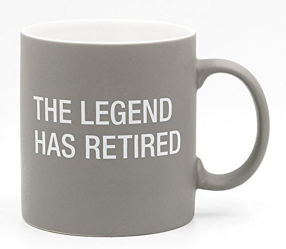 Retirement - The Legend Has Retired Ceramic Coffee Mug - Walmart.com