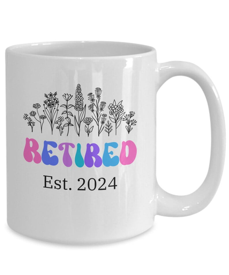 Retirement mug, retired mug, officially retired, gift for Retirement ...
