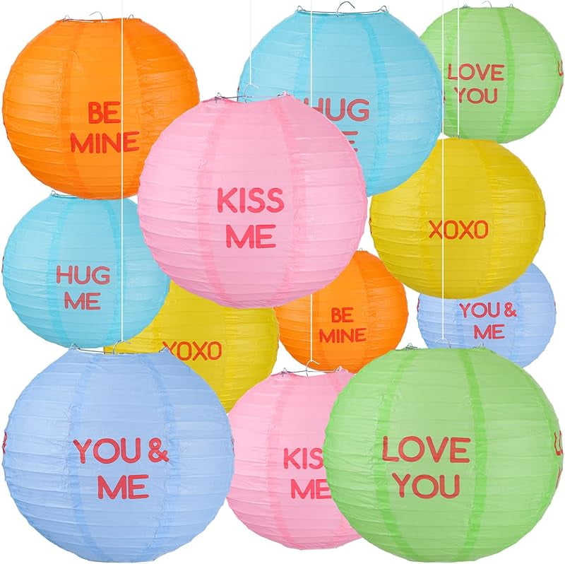 Retisee 12 Pcs 10 Inch Around the World Decorations Globe Hanging Paper ...