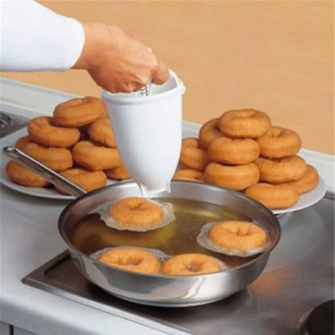 Retold Hub Plastic Medu Vada Maker with Stand Mendu WADA Doughnut Maker ...