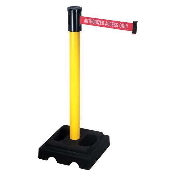 Retracta-Belt Barrier Post w/ Belt,Red w/ White Text 322YA-AAO ...