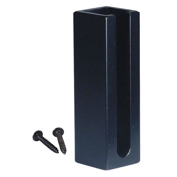Retracta-Belt Wall Mount Receiver,3 1/2"H,Black HDRE - Walmart.com
