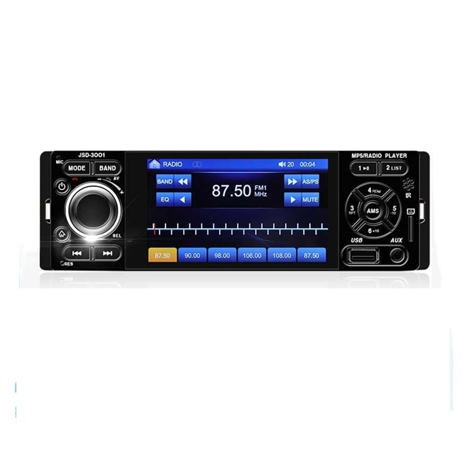 Retractable 1 Din Radio Car Stereo 7 inch MP5 MP4 Player Aux/USB/TF/FM ...