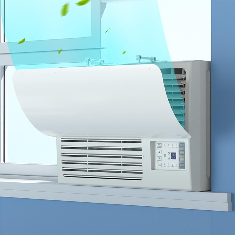 Retractable Air Conditioner Air Deflector, Window Air Conditioners Deflector Universal ...