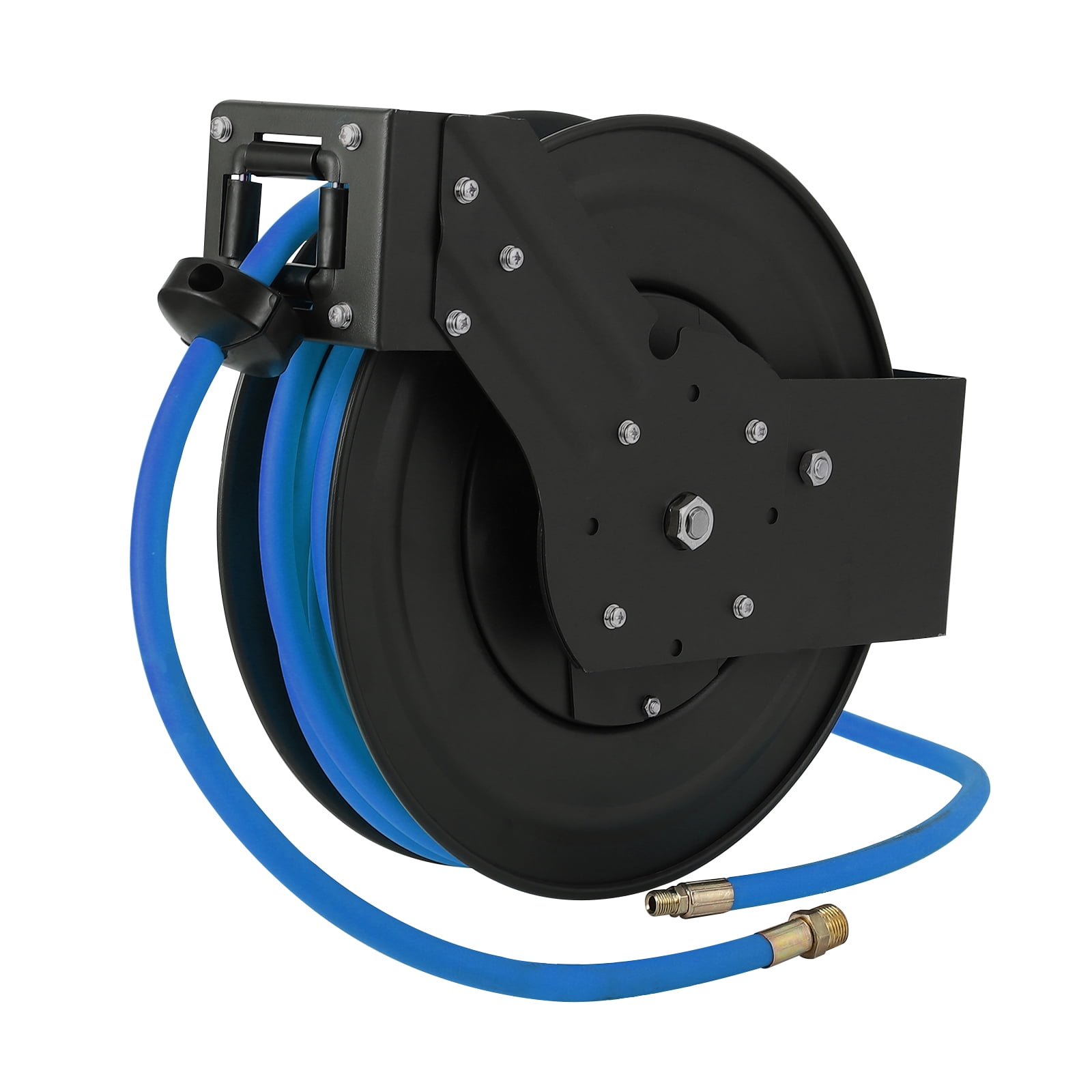 Retractable Air Hose Reel,3/8" x 50ft Air Compressor Hose Reel With ...