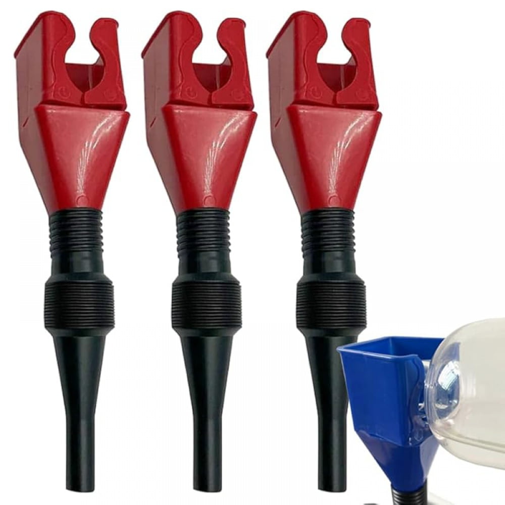 Retractable Auto Fuel Funnel, All Purpose Automotive Funnels Plastic ...