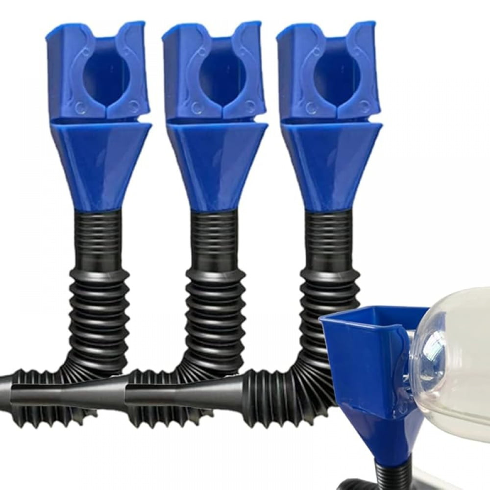 Retractable Auto Fuel Funnel, All Purpose Automotive Funnels Plastic ...