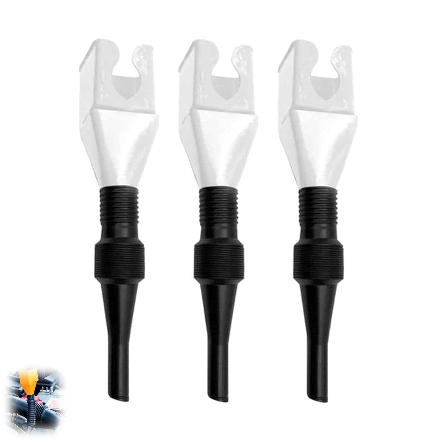 Retractable Auto Fuel Funnel, Flexible Draining Tool Snap Funnel ...