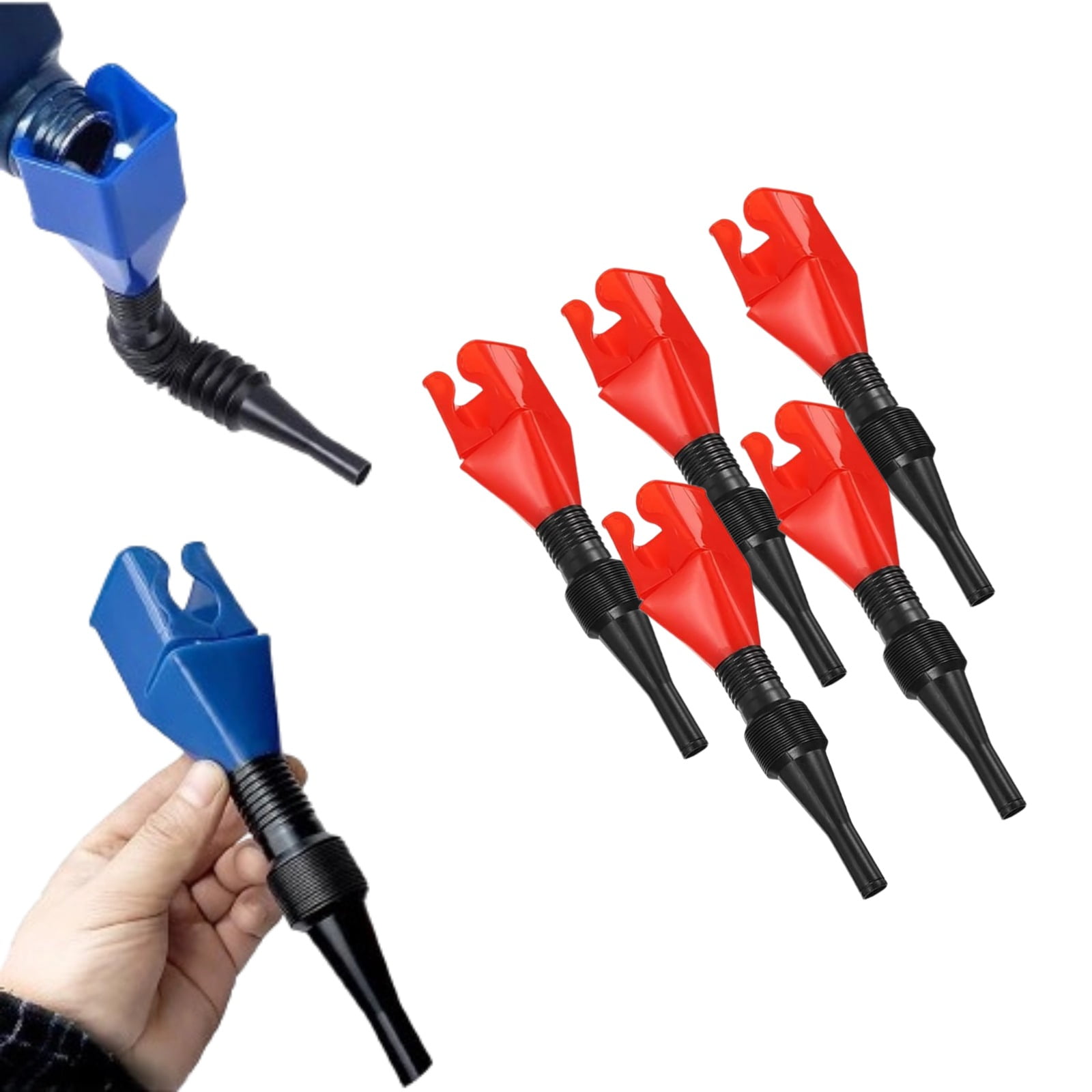 Retractable Auto Fuel Funnel, Portable Draining Tool Snap Funnel ...