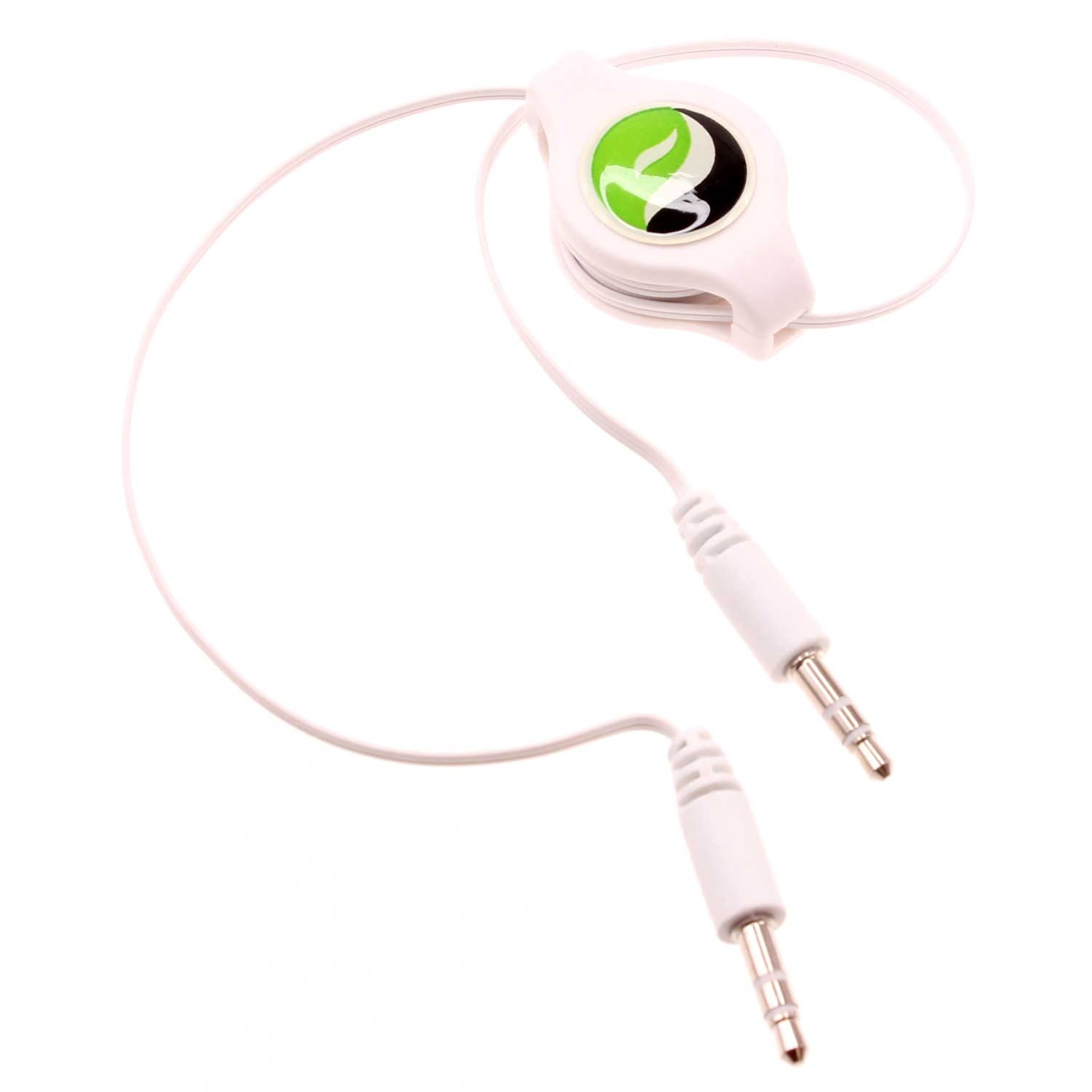 Retractable Aux Cable 3.5mm Adapter Car Stereo Aux-in Audio Cord ...