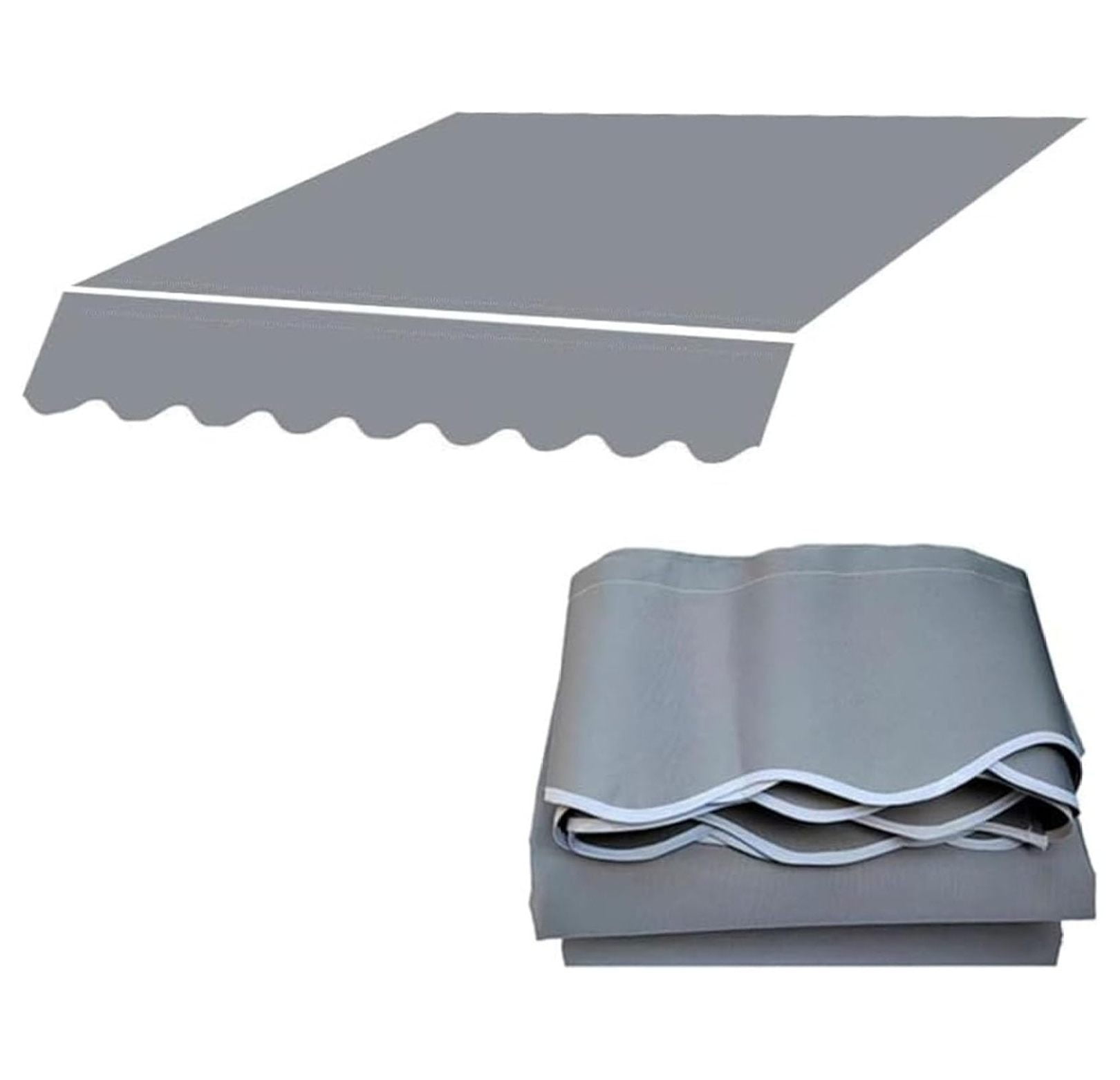 Retractable Awning Fabric Replacement, Outdoor Sunshade Canopy Awning ...