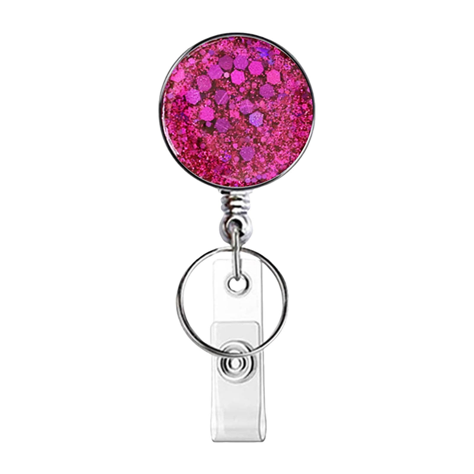 Retractable Badge Holder Lightweight Badge Reel Retractable Card Holder ...