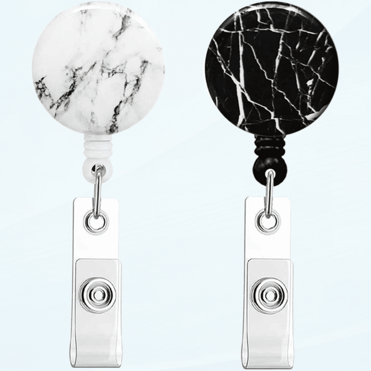 Retractable Badge Holder, Nursing Badge Reel with Alligator Clip,Cute ...