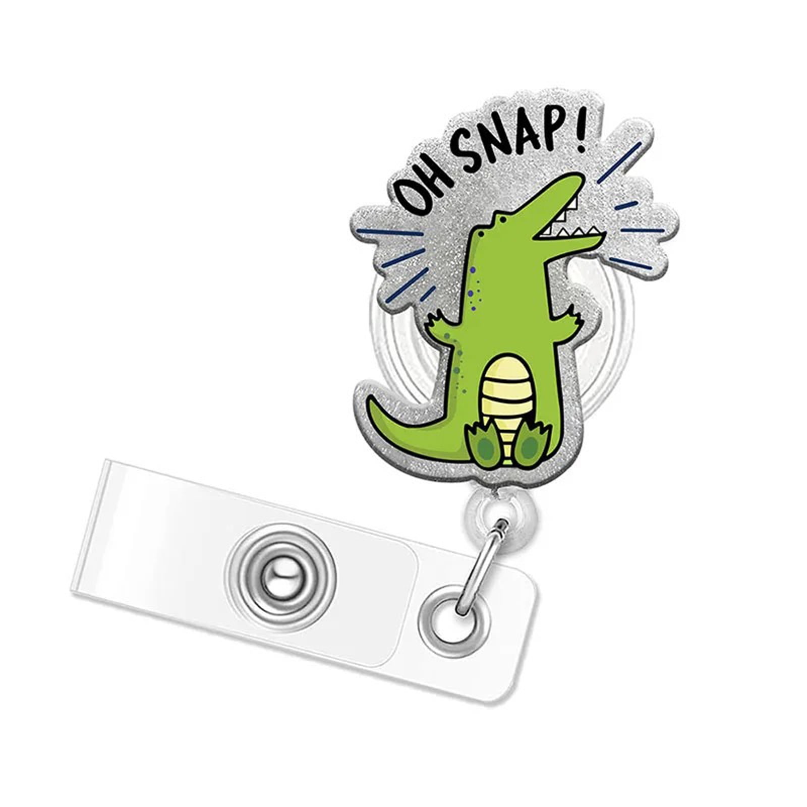 Retractable Badge Holder with Metal Clip for Nurse Doctor Cartoon ...
