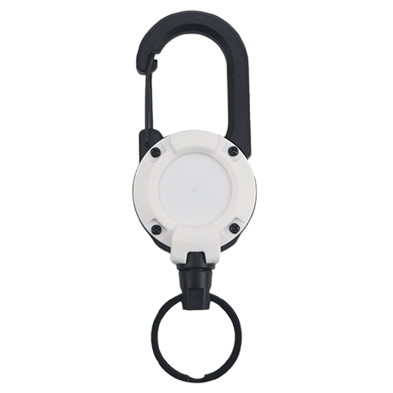 Retractable Badge Reel with Metal Belt Clip,23.6" Lanyard for Keys, Id ...