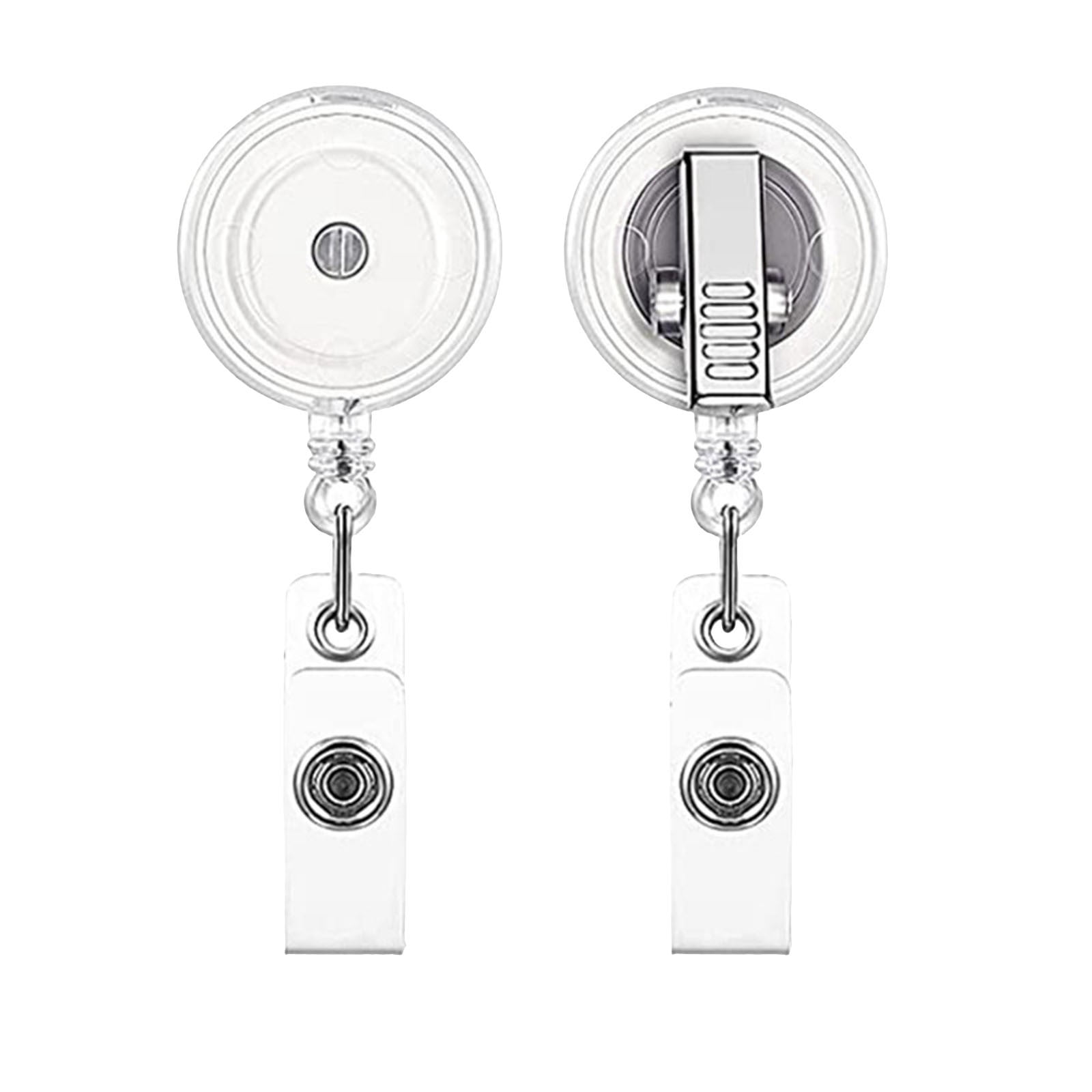 Retractable Badge Reels Badge Holder With Swivel For Work Permit ...
