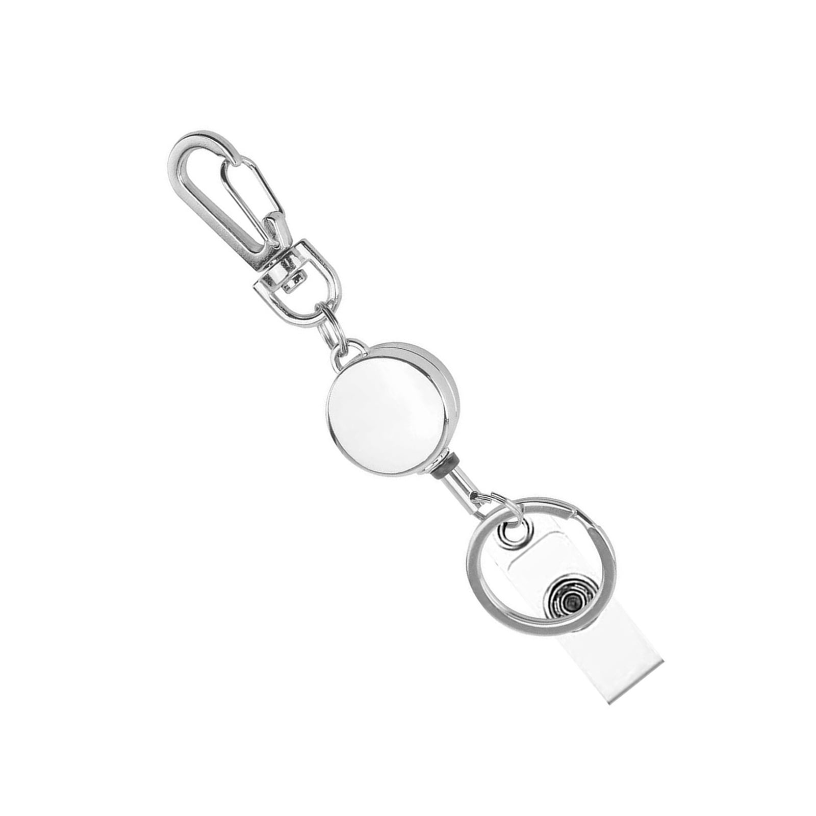 Retractable Badges Holder Metal Badge Reel with Belt Clip Retractable ...