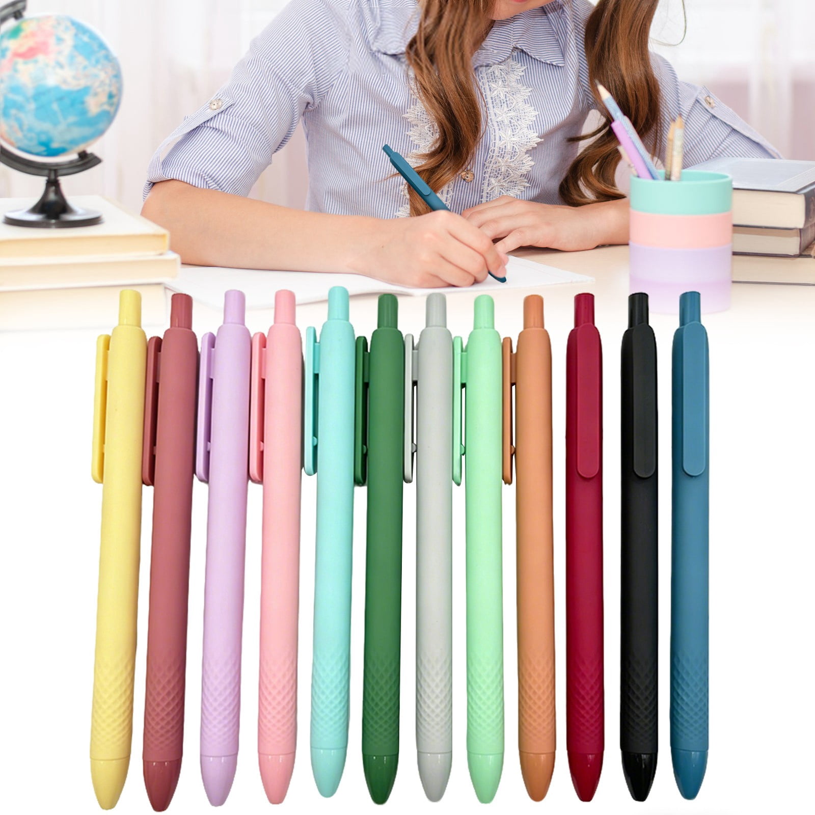 Retractable Ballpoint Pen Medium Point 0.5mm For Home And Office ...