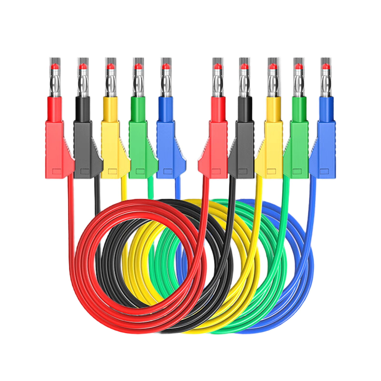Retractable Banana Plug Wire Cables 100cm Length With 15-32A Current ...